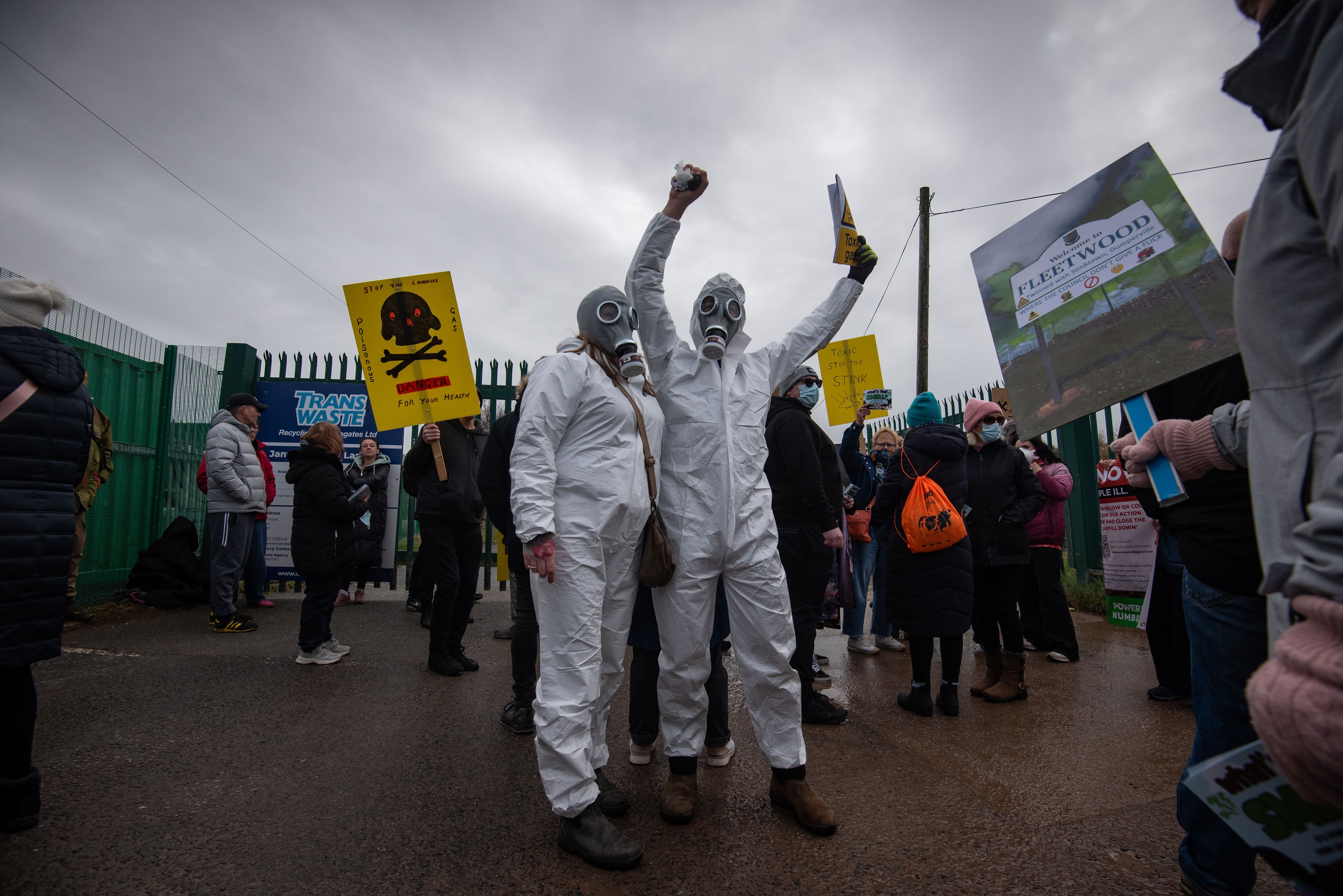 Campaigners against stinking landfill site in Fleetwood challenge ...