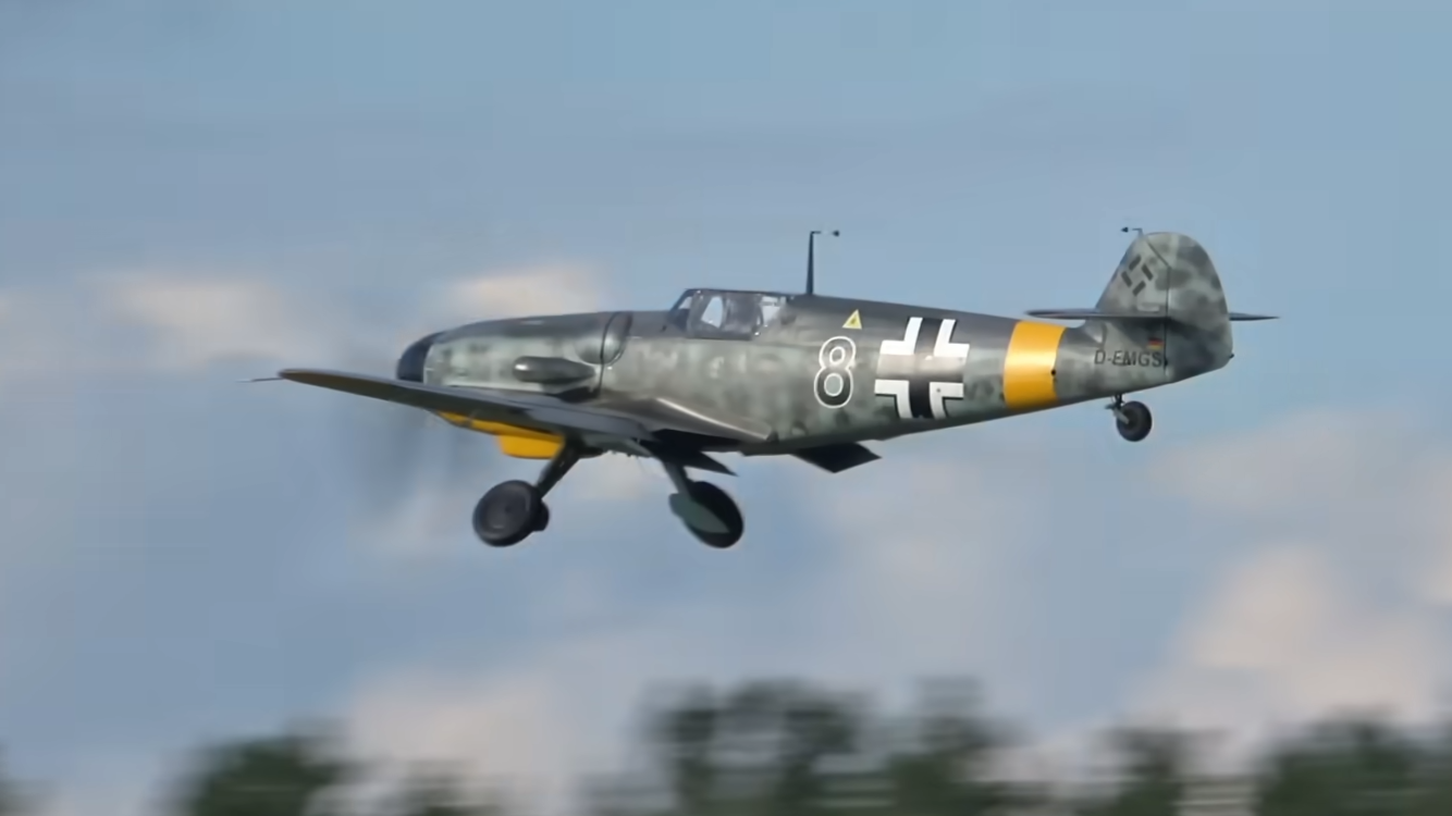 Watch this Bf 109 G-6 fire up - "You can feel the engine through the ...