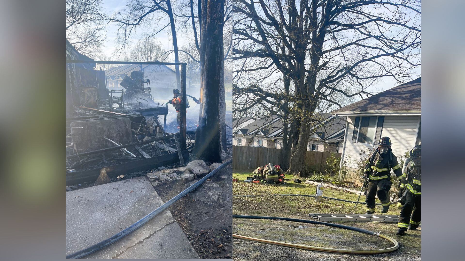 Firefighters rescue and revive pet from house fire that displaced ...