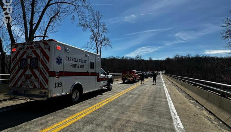 Person rescued from reservoir rushed to hospital after falling from ...