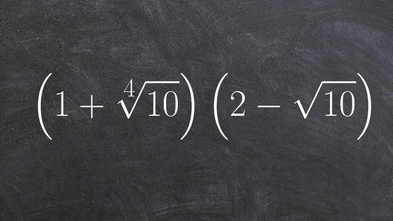 Applying foil to multiply two radical expressions