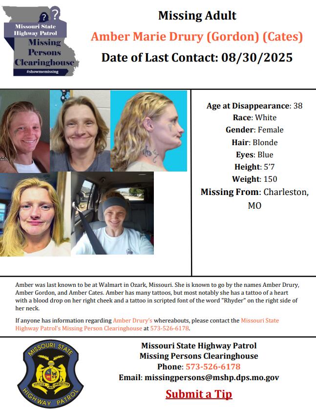 Missouri State Highway Patrol seek help locating woman who went missing ...