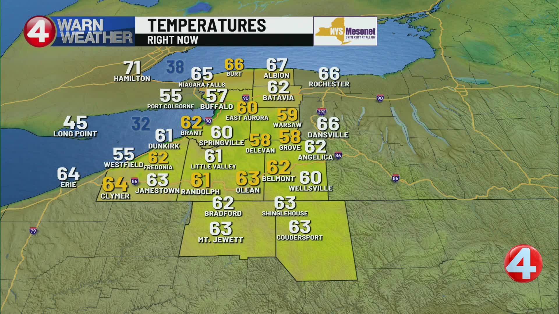 Buffalo weather update: 4 p.m., 3/30/26
