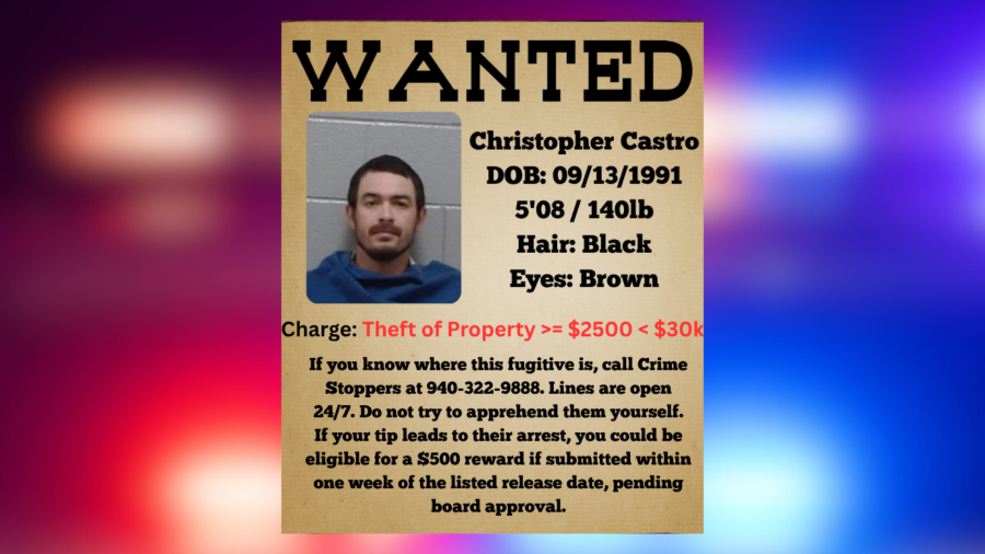 Manhunt Monday: Christopher Castro, 34, wanted by Wichita Falls Police ...