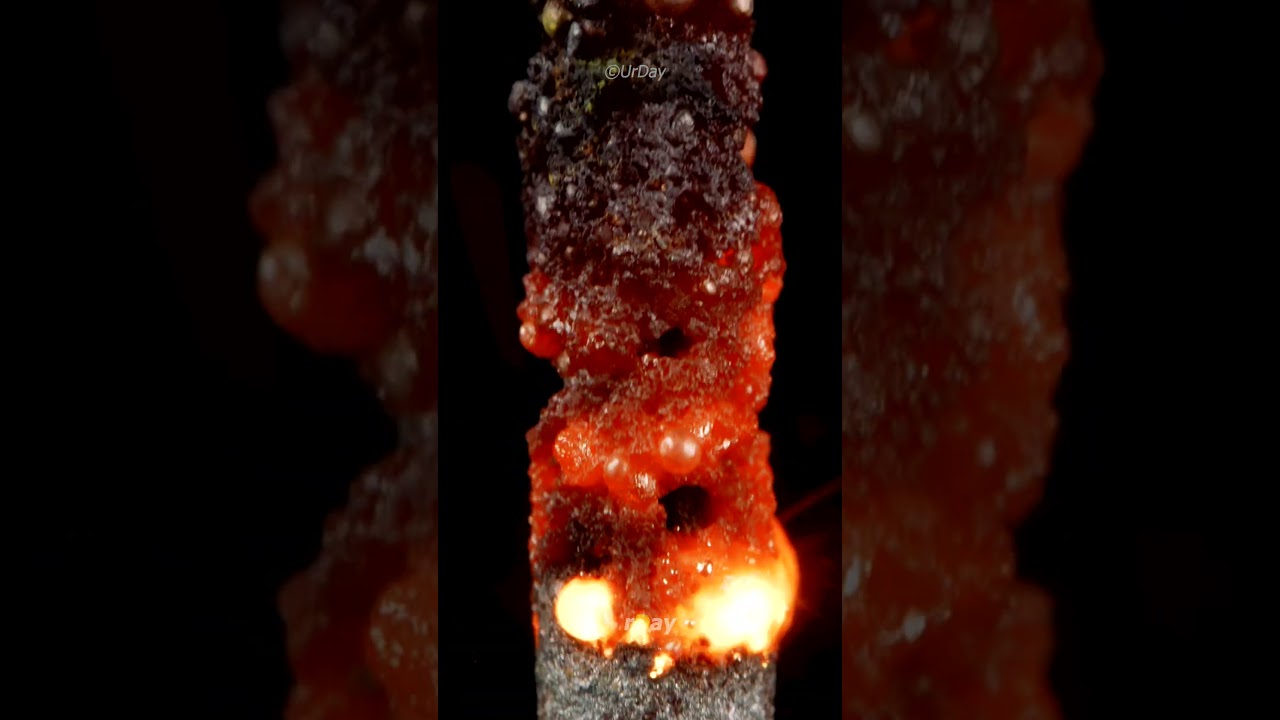 Sparkler working in slow motion up close #urday #satisfying #closeup #macro