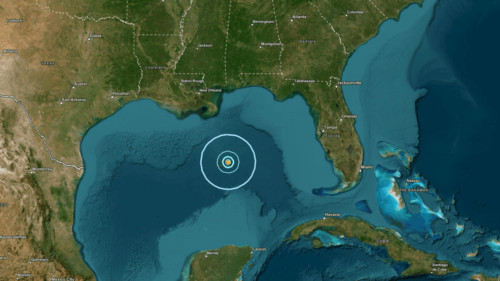 USGS confirms 3.9-magnitude earthquake in Gulf on Sunday