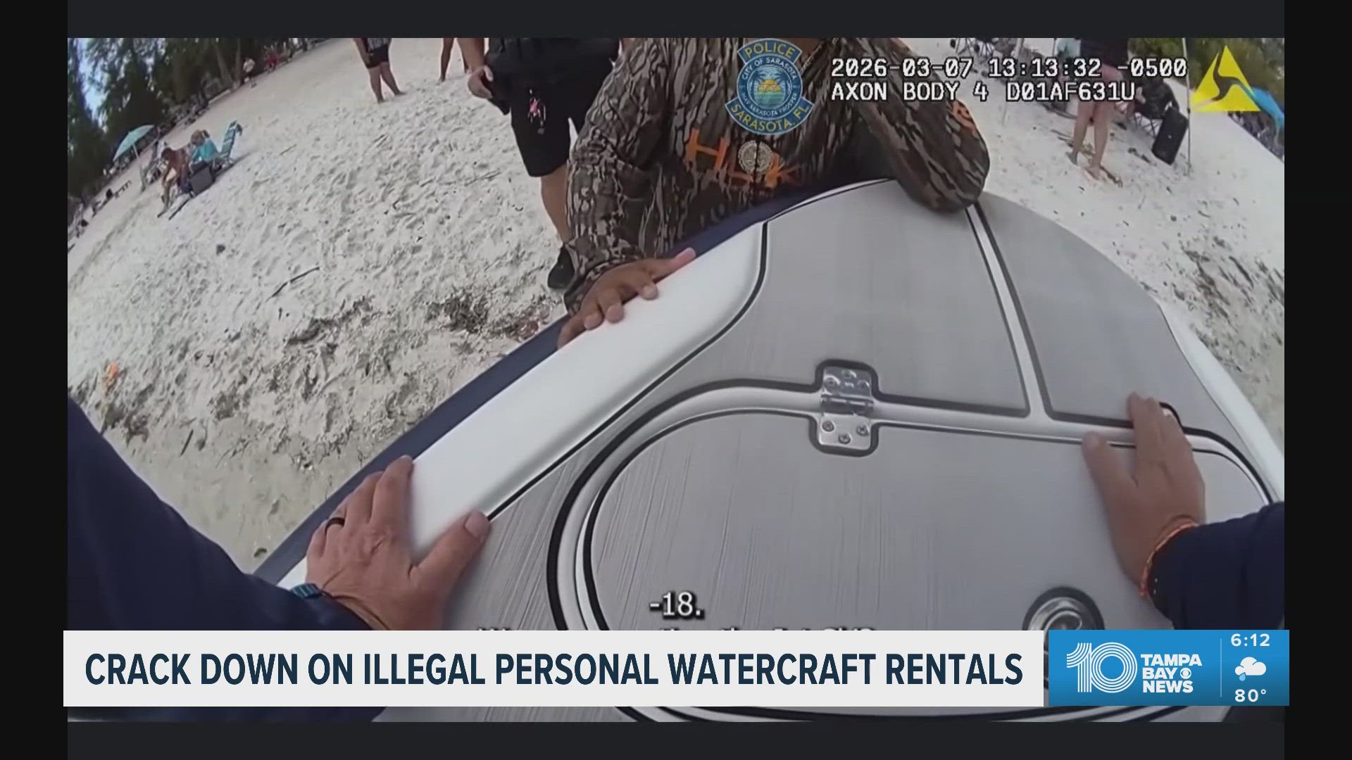 Sarasota man arrested for illegal jet ski rentals during spring break