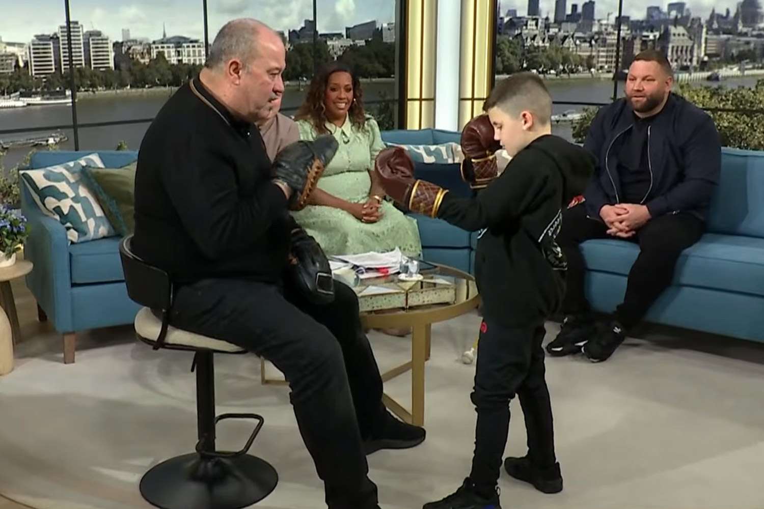 Blind 10-year-old training to be Paralympic boxer: 'I call him the champ'