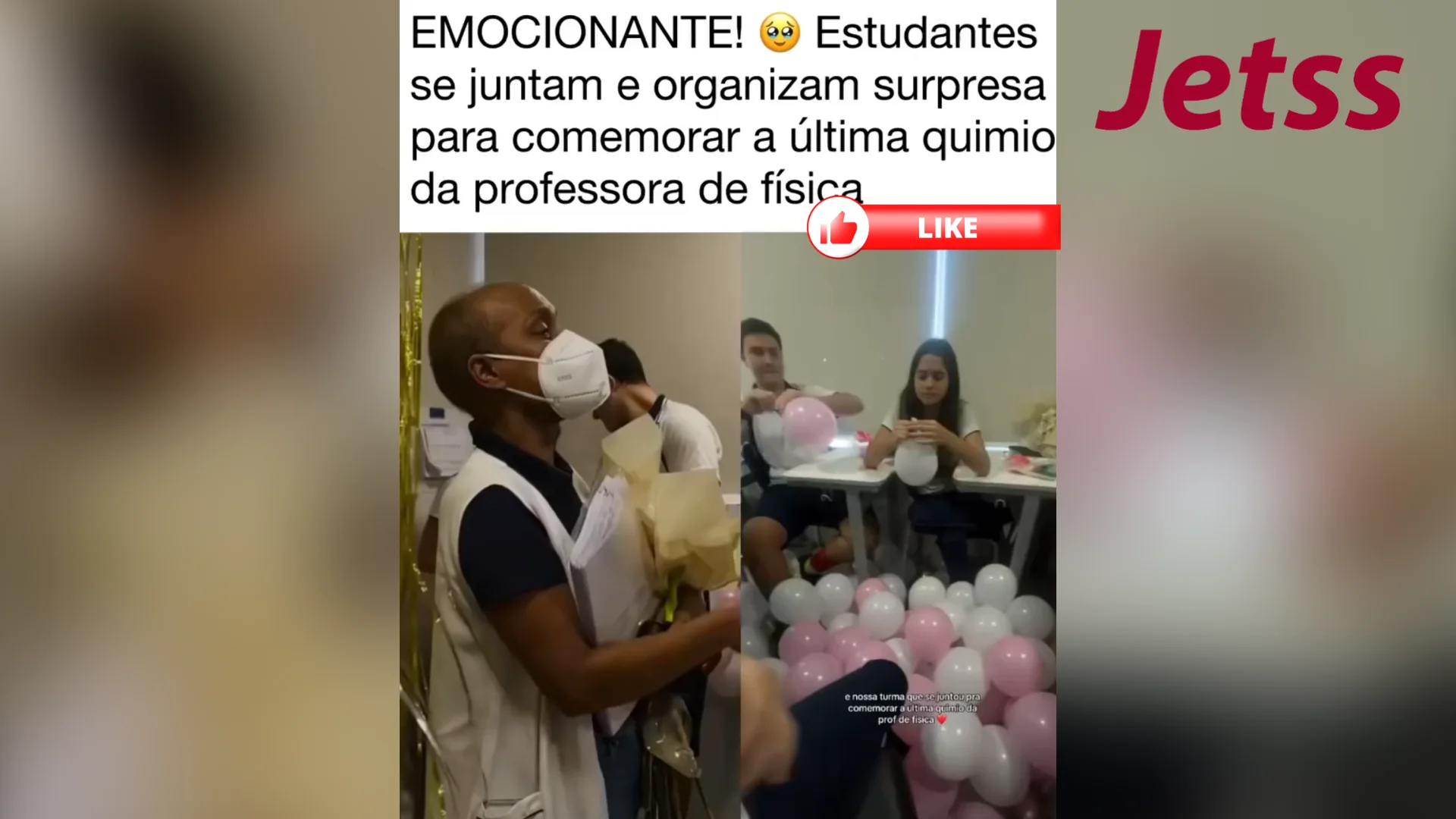 Estudantes se juntam e organizam surpresa para comemorar a última ...