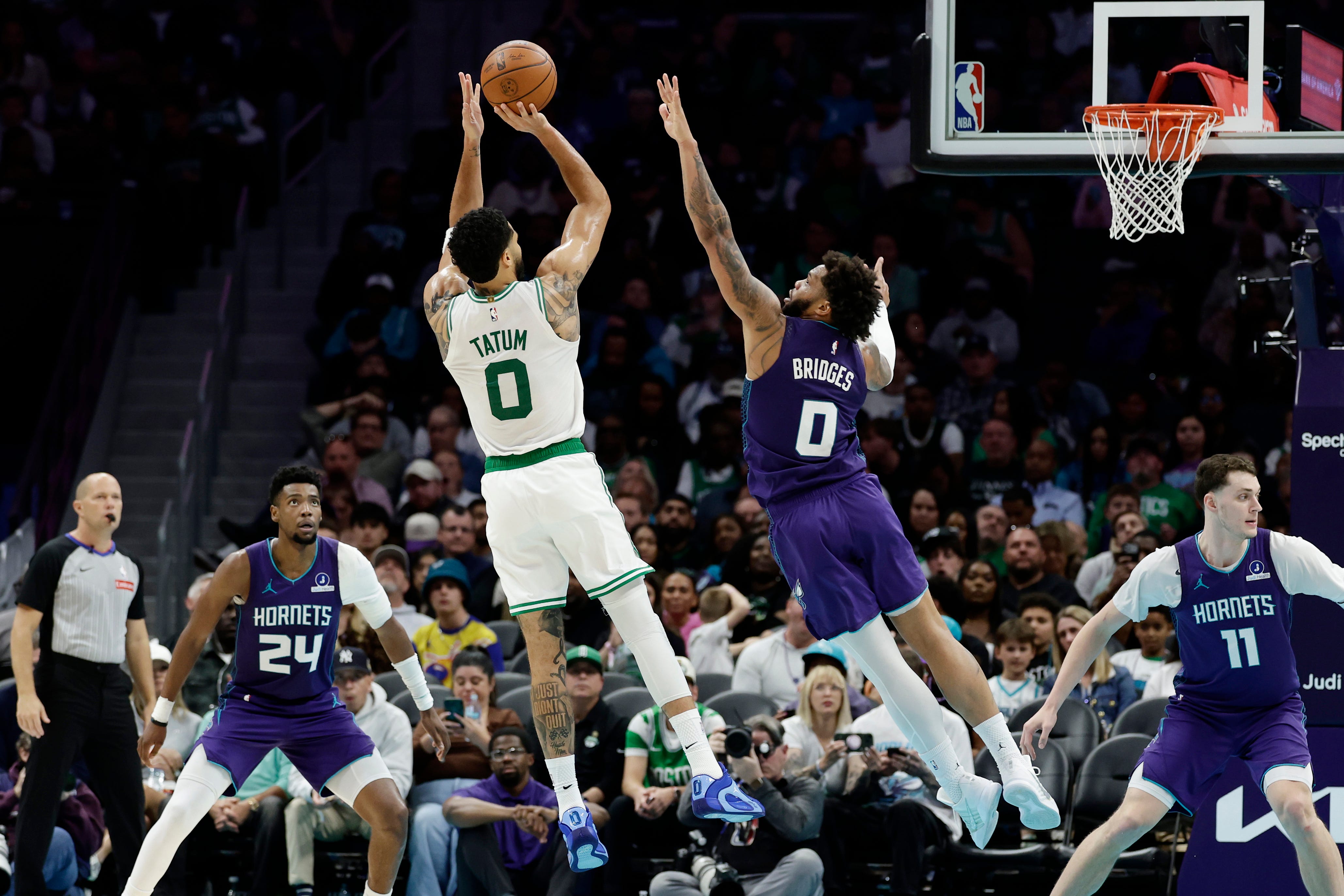Boston Celtics win 50th of '25-26 vs. Hornets, Jayson Tatum gets to 14k ...