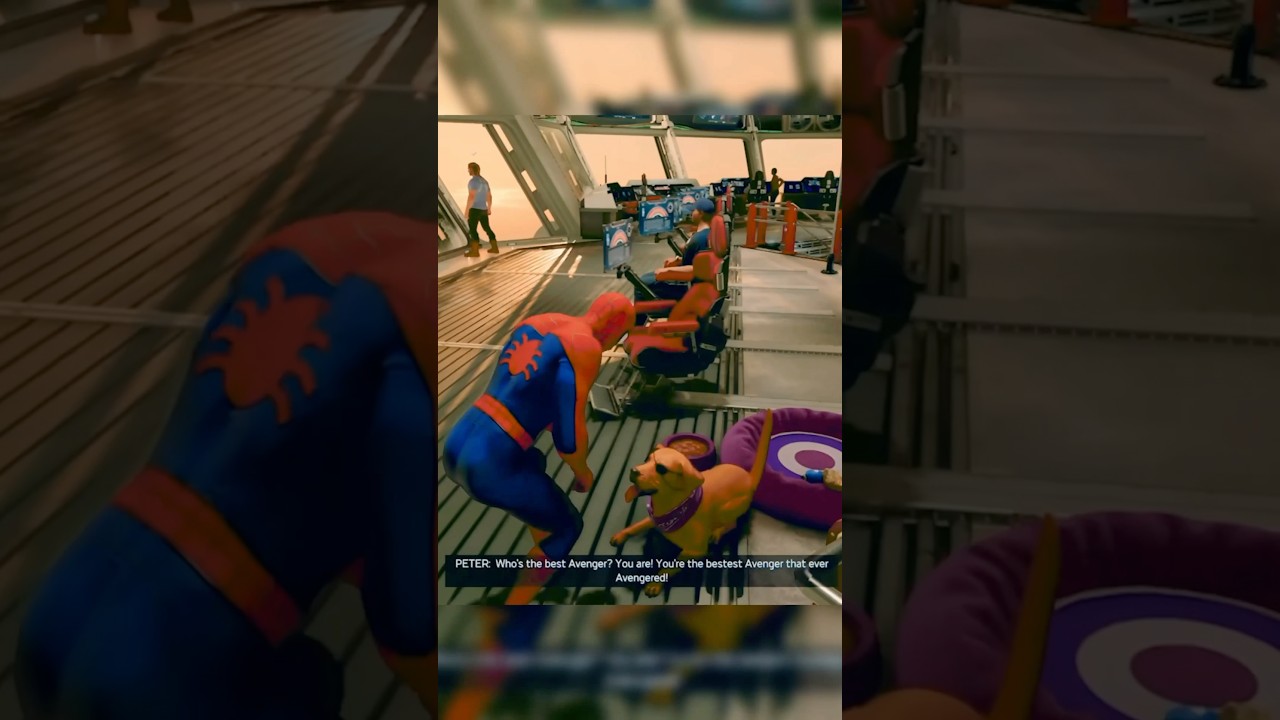 Avengers assemble to pet the bestest Avenger, Lucky the dog #videogames ...
