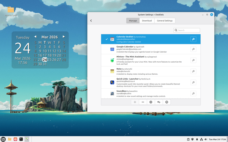 5 must-have Linux Mint desklets