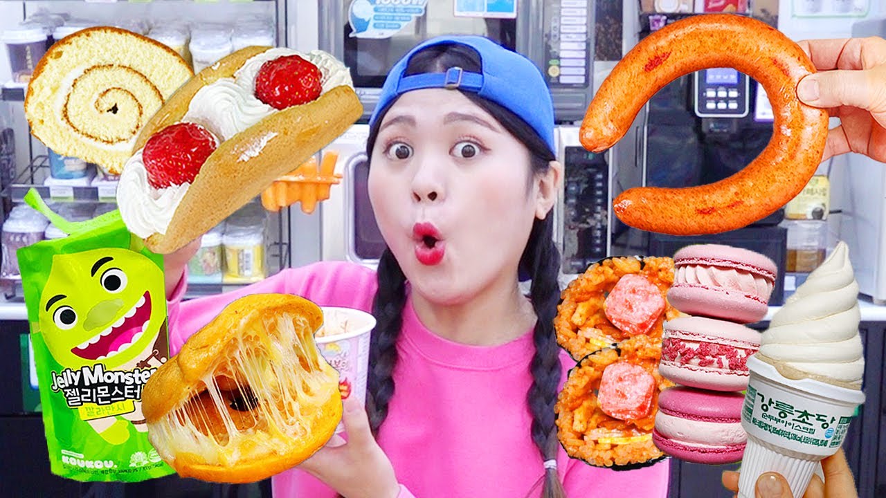 Toko serba ada mie makanan tteokbokki mukbang Dona