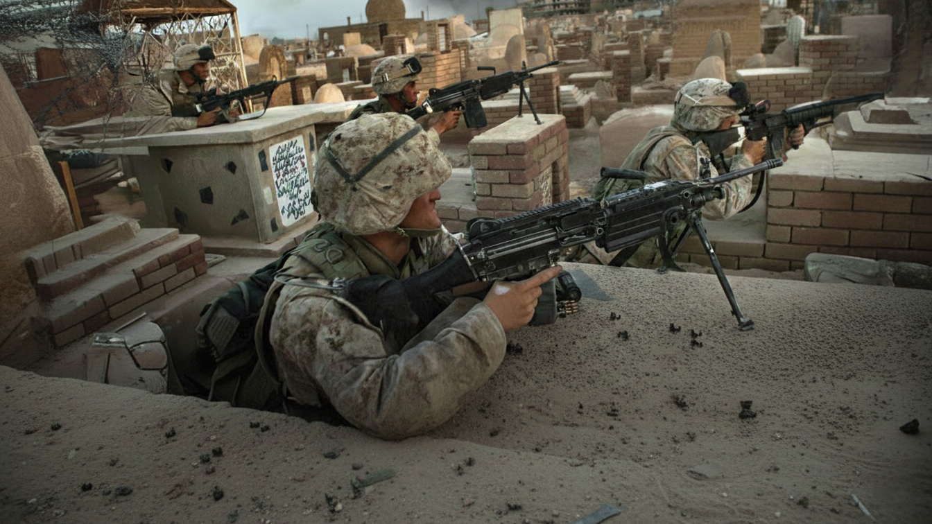 This city was sacred to Iraq - to the US., it was a battlefield