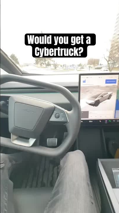 Tesla Cybertruck full self-driving demo!