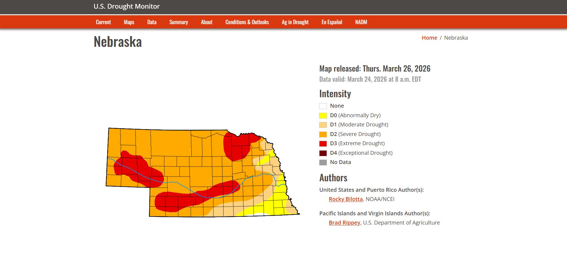 Nebraska, portions of Great Plains continue to experience significant ...