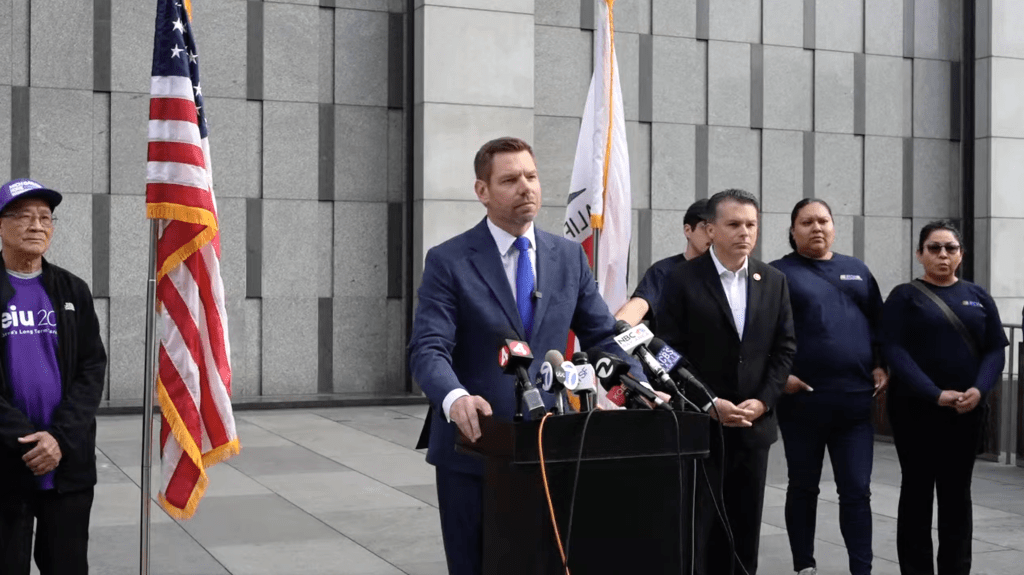 Eric Swalwell insists Chinese spy case 'is closed' at bizarre press ...
