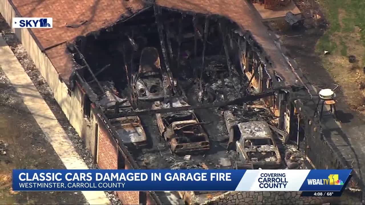 Fire destroys 11 classic cars worth $500K
