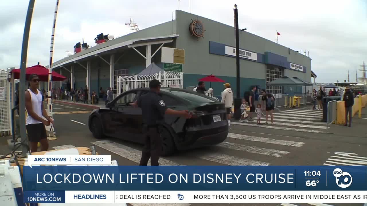 Bomb threat leads to lockdown of cruise ship terminal in downtown San Diego