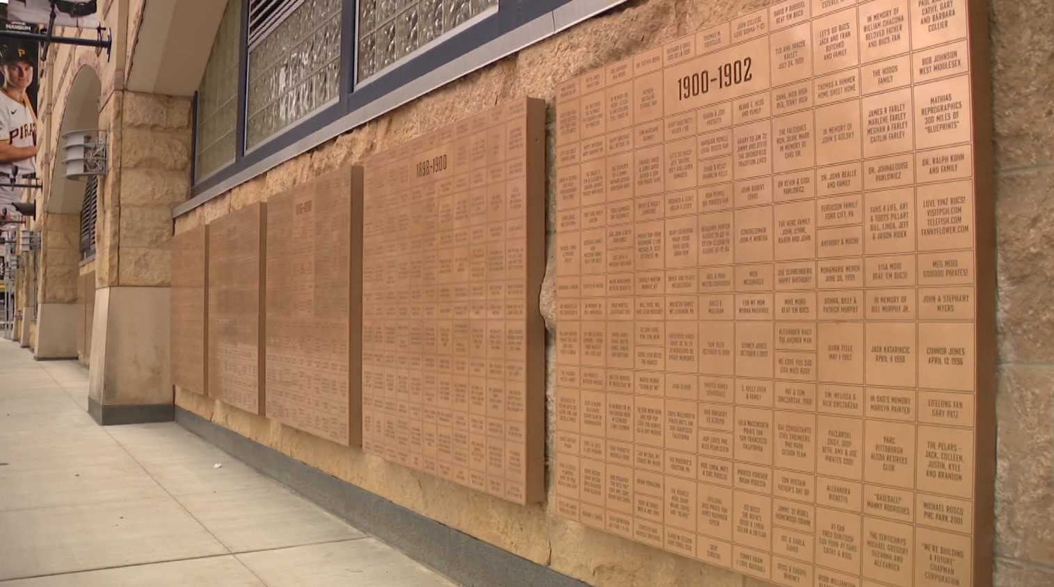 'Bucco Brick' plaques now on display at PNC Park