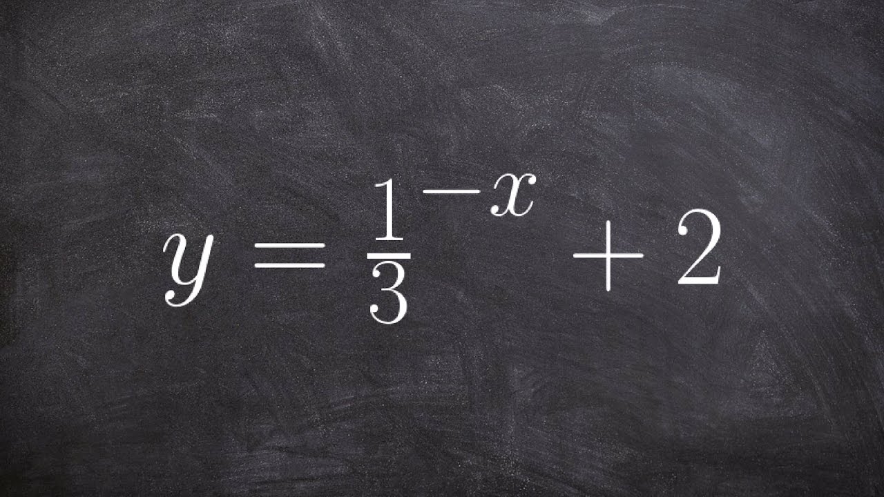 How to graph an exponential function