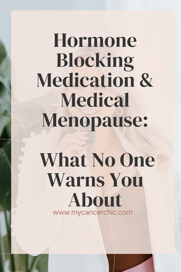 Hormone blocking medication & medical menopause: What no one warns you ...
