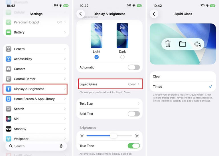 iOS 26.4 gives you even greater control over liquid glass. Here's what ...