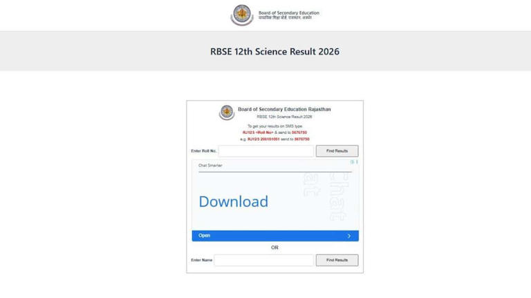 RBSE 12th result 2026 out: Check stream-wise pass percentage, direct ...