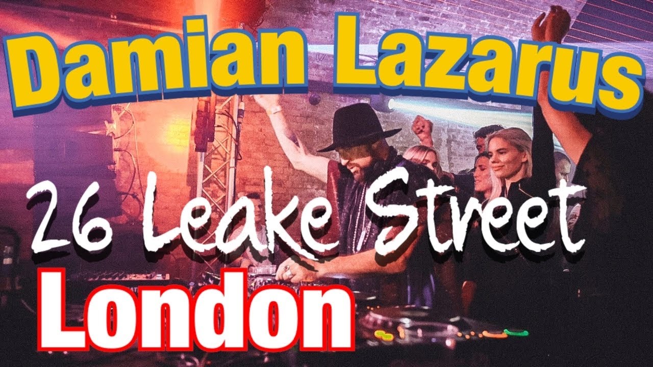Damian Lazarus @ 26 Leake Street - London clubbing POV experience