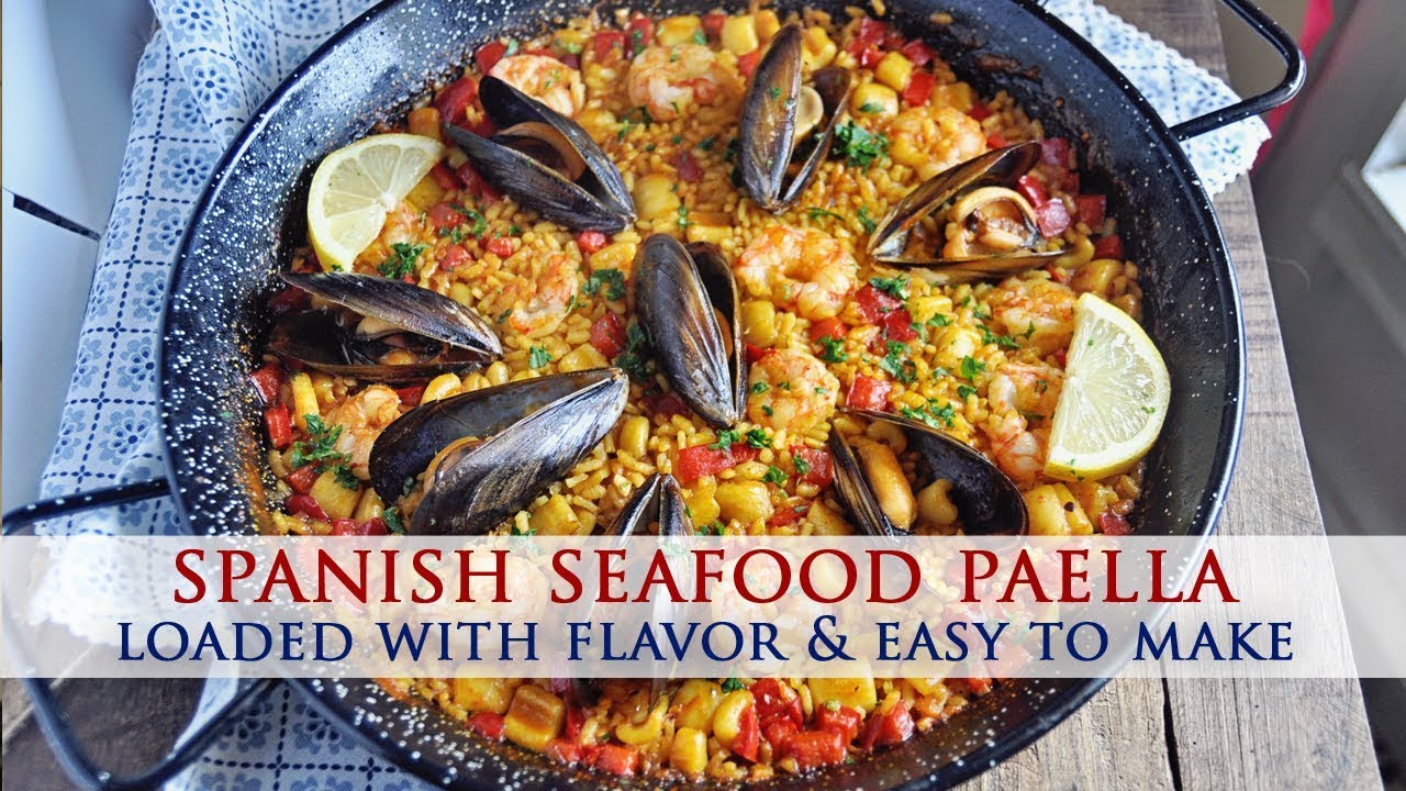 Authentic Spanish seafood paella recipe: Traditional method step by step