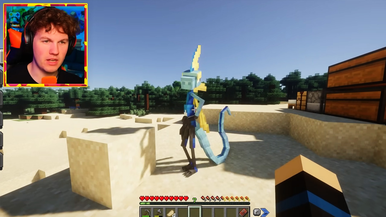 Start et Pokémon eventyr i Minecraft