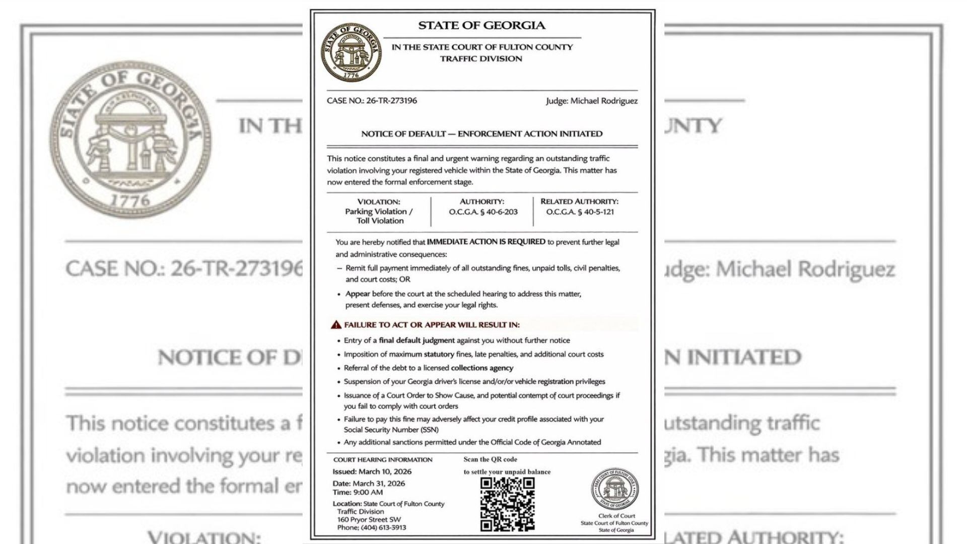 Coffee County sheriff warns of traffic-ticket QR code scam circulating ...