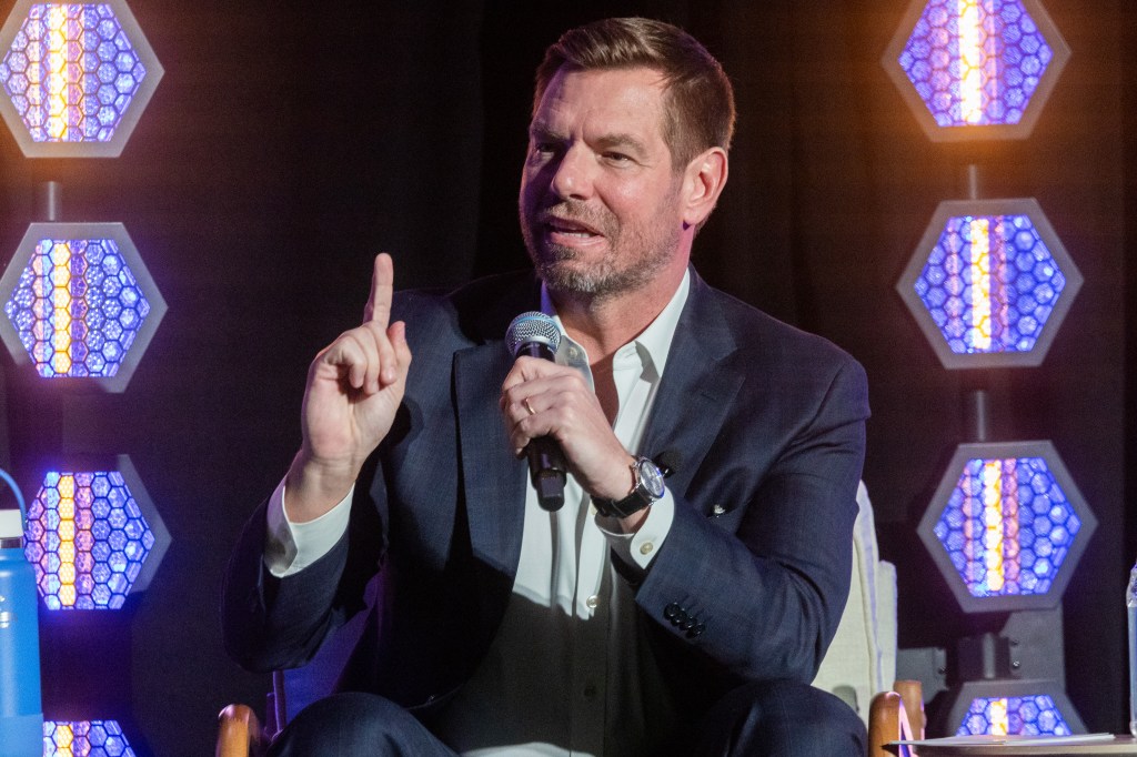 Eric Swalwell escalates war with FBI chief Kash Patel over Fang Fang ...