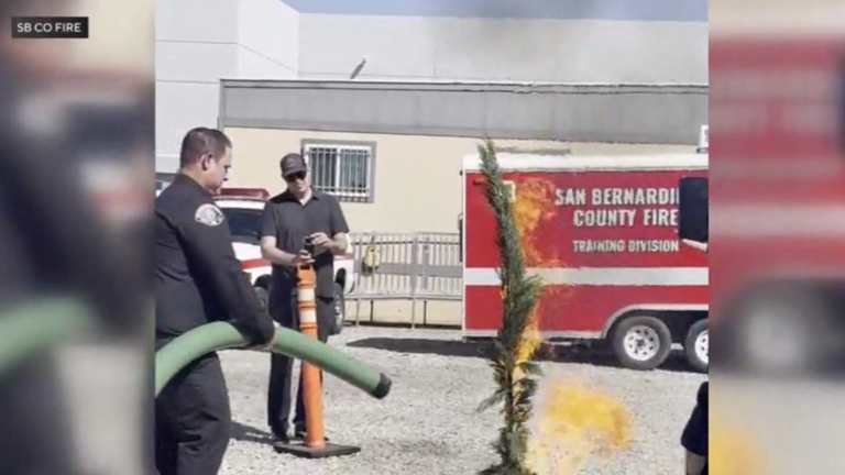 San Bernardino County firefighters testing sound wave technology to ...