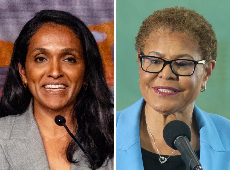 In LA mayor's race, controversial poll shows Nithya Raman ahead of ...