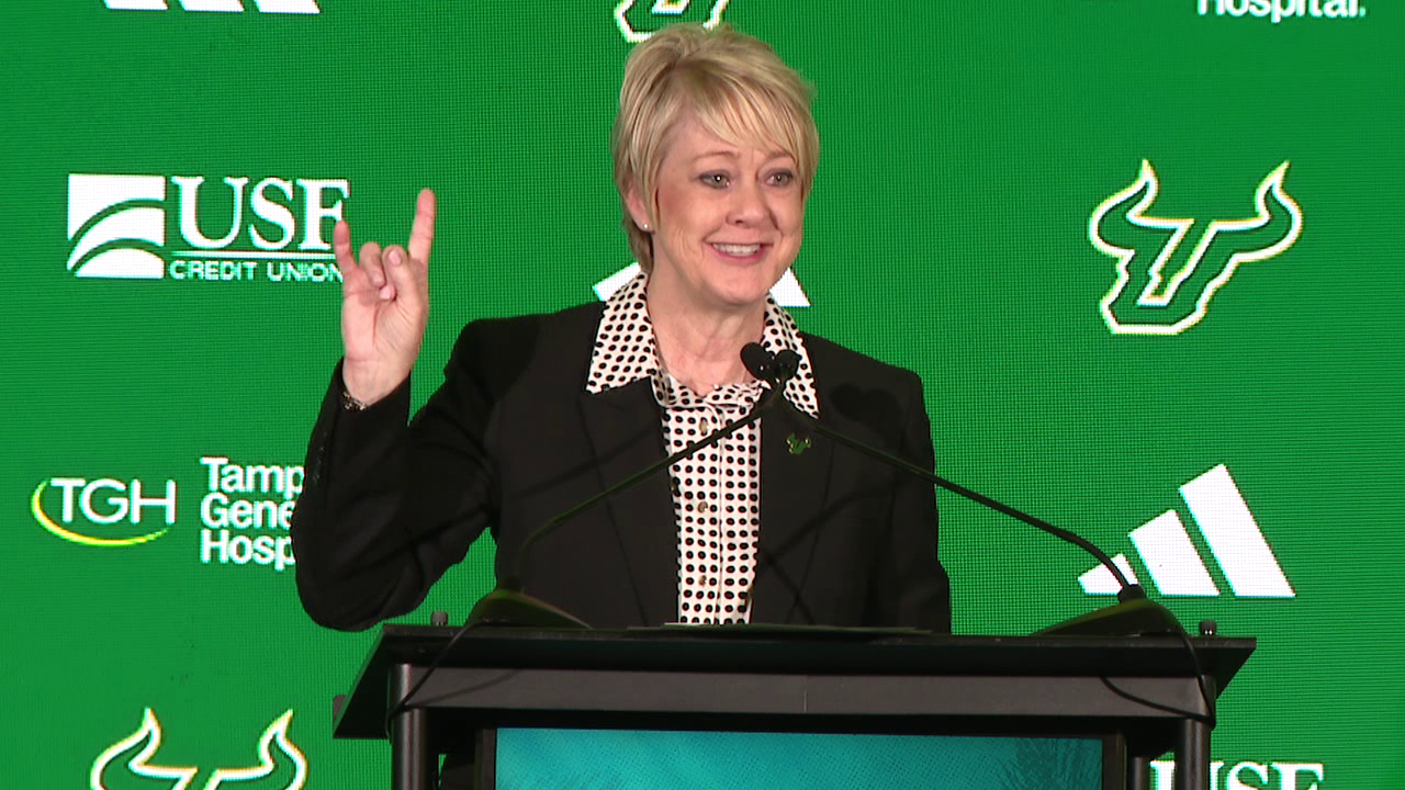 USF introduces new women's basketball coach Kristy Curry