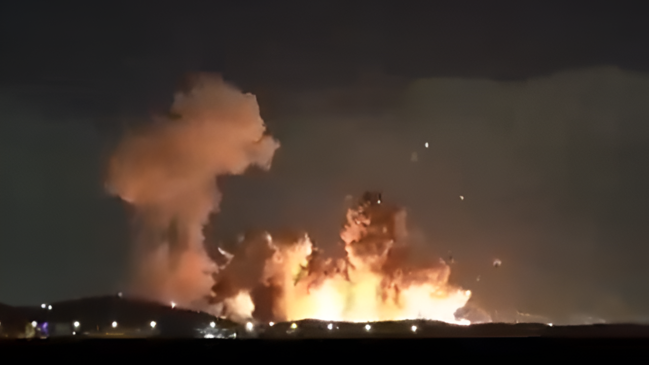Trump shares video of massive explosions in Iran's Isfahan following US ...