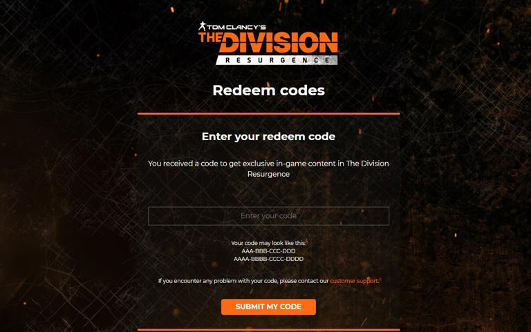 The Division Resurgence redeem codes (May 2026)