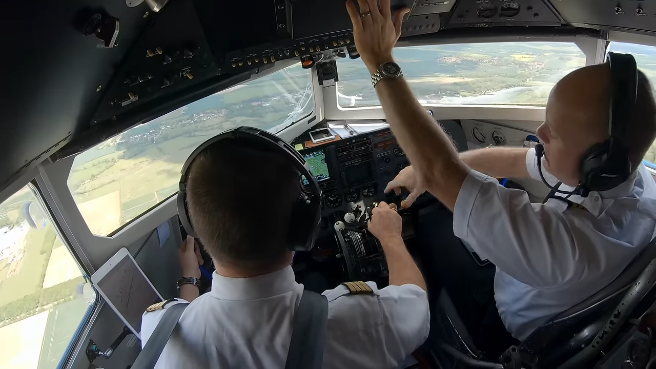Watch a 75 year old aircraft cross the Atlantic to England - "High risk"