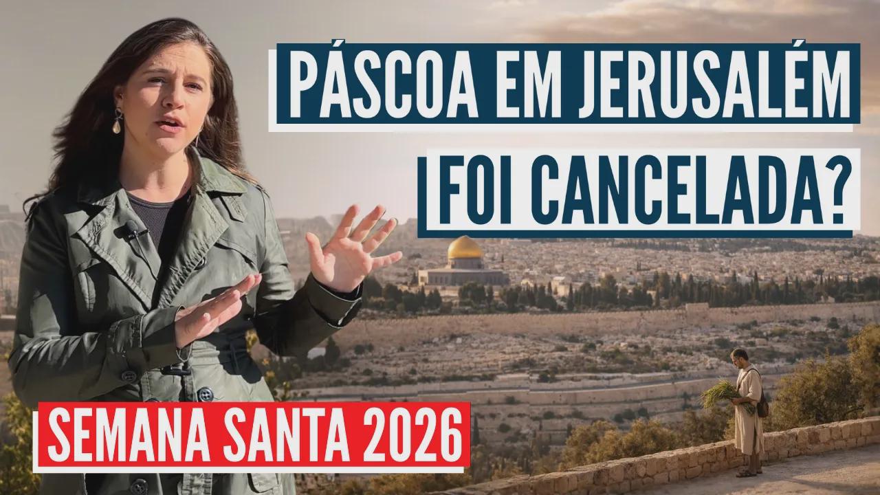 Seguindo os passos de Jesus (mesmo com a guerra)! Israel com Aline