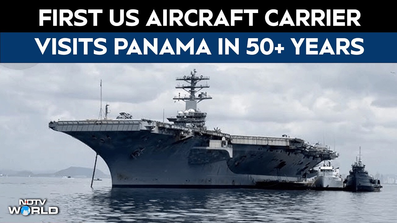 US Navy news | USS Nimitz, US Navy aircraft carrier visits Panama ...