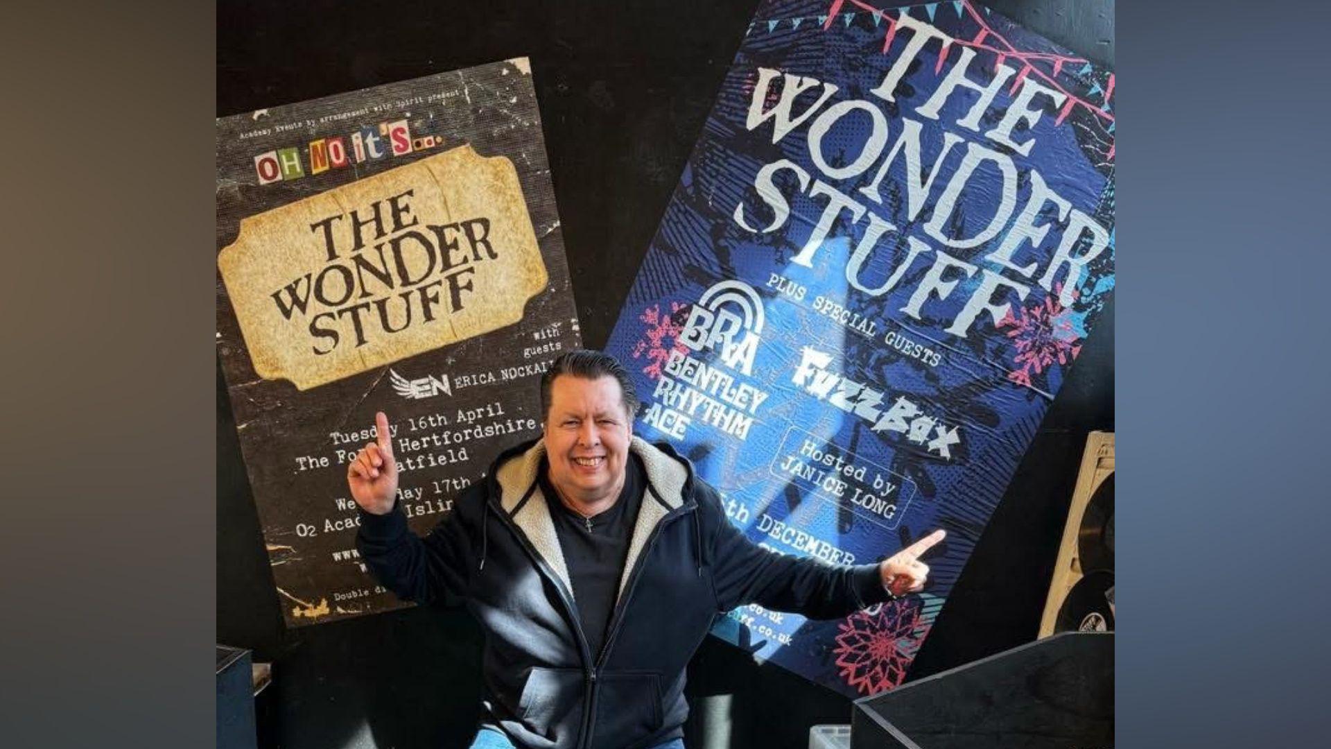 Wonder Stuff singer's bro swaps market for UK tour