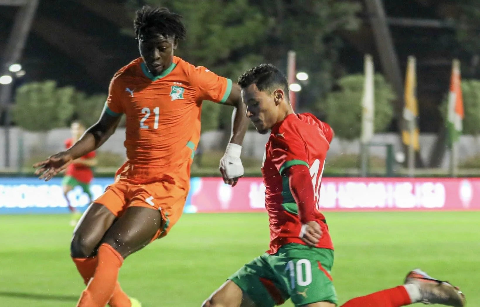 U23 Morocco and Ivory Coast draw 2-2 in friendly match
