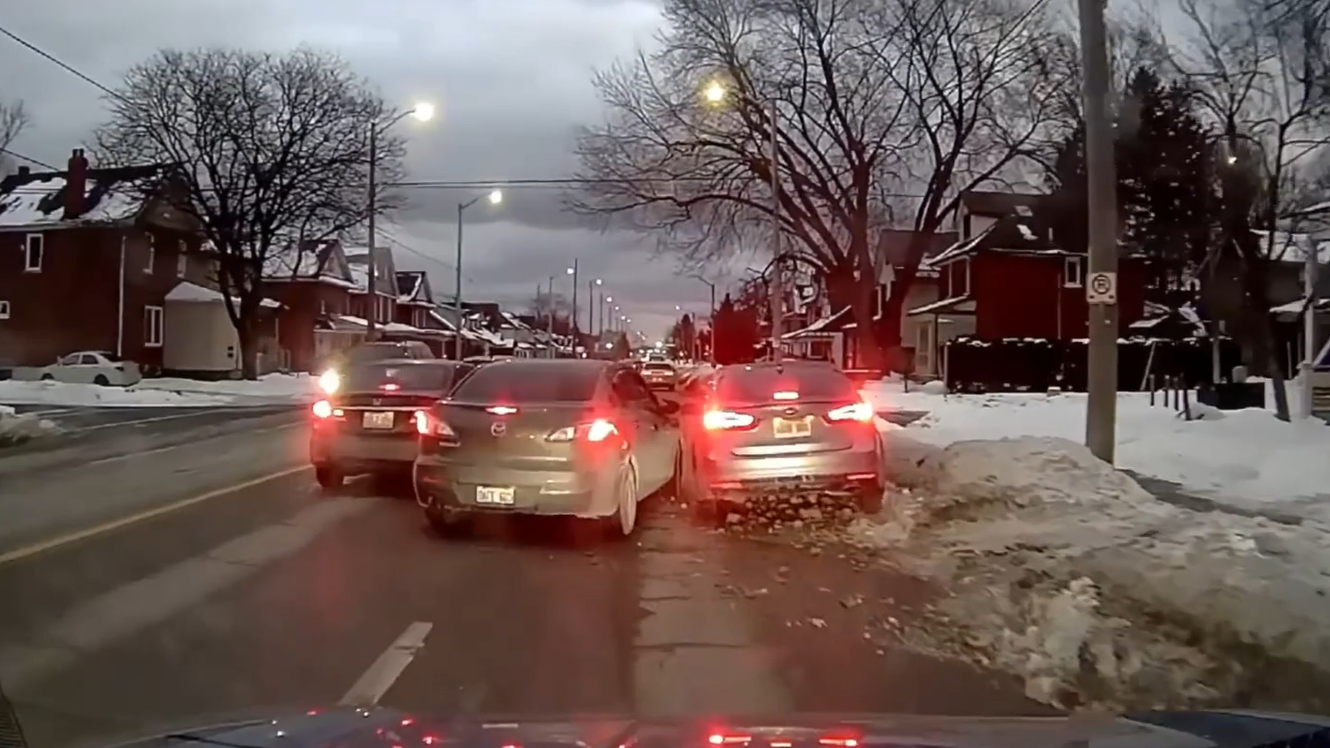 This is what road chaos looks like in real time