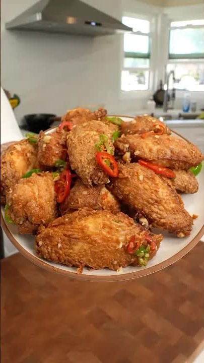 Salt and pepper chicken wings recipe