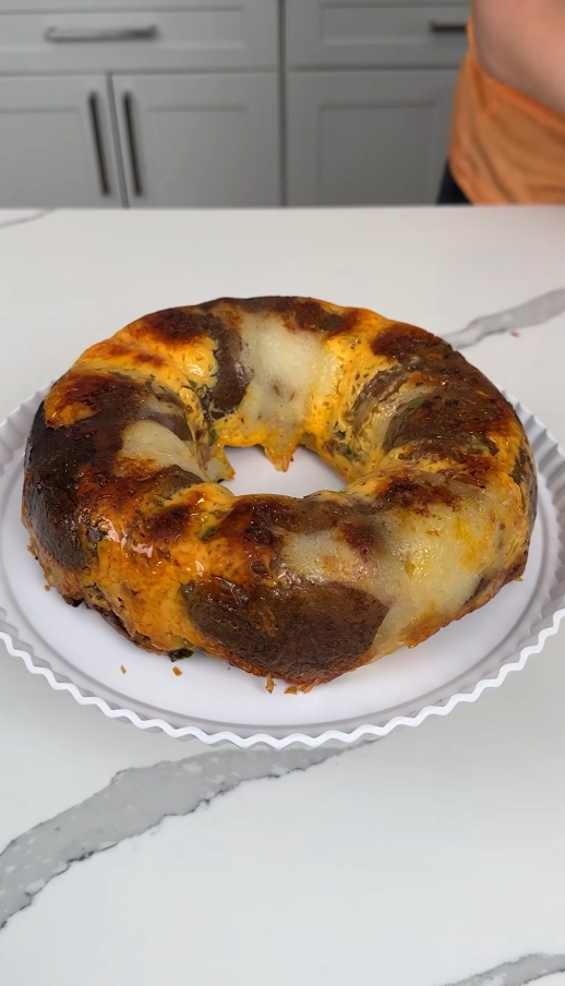 Baked potato bundt that turns heads at dinner
