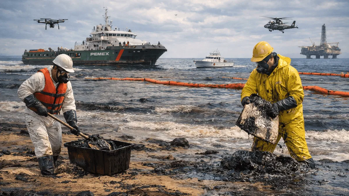 Emergencia en el Golfo: recolectan 825 toneladas de crudo tras derrame ...