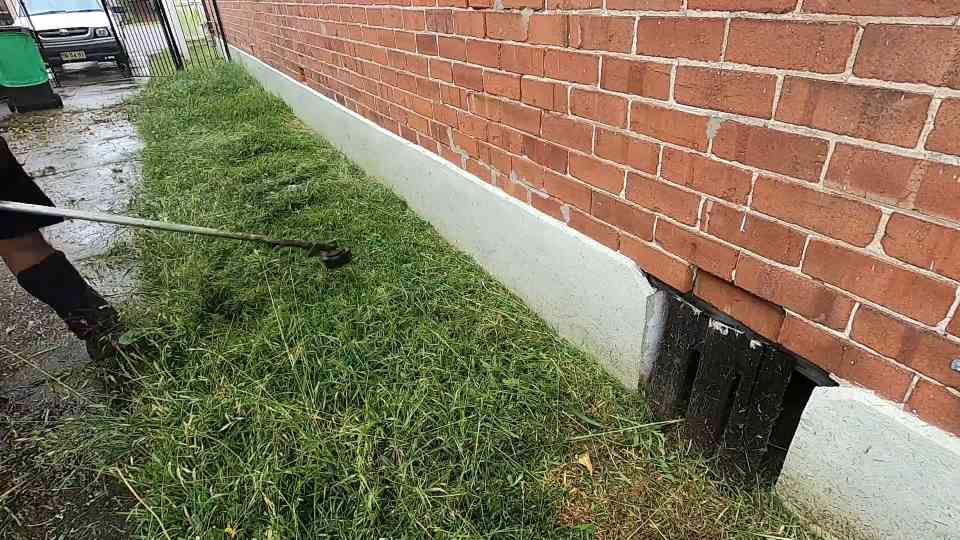 Mowing long grass in the rain, is it a bad idea?