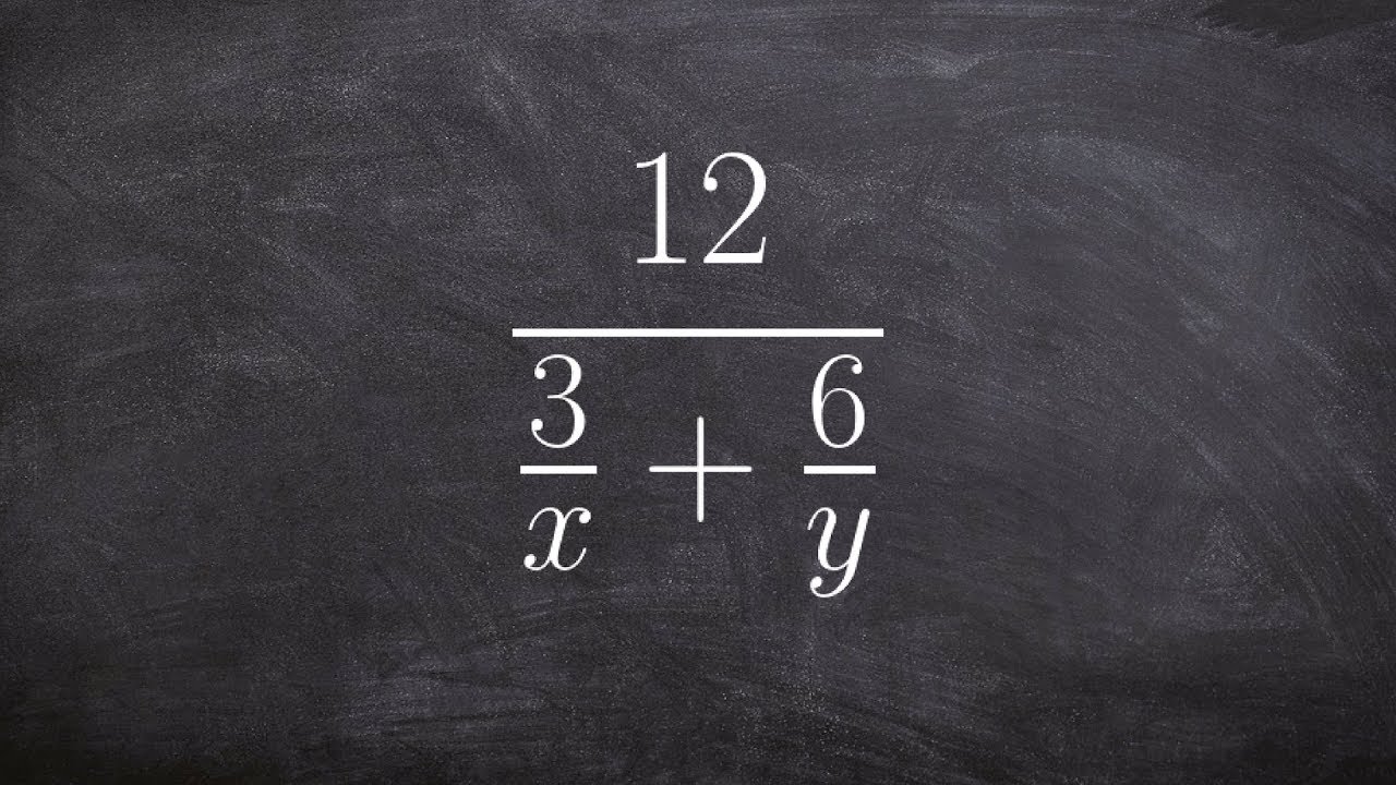 Simplifying complex fractions