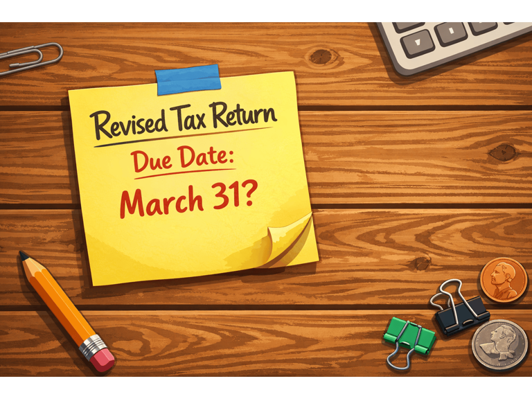 Revised income tax return due date extended to March 31, 2026? No; here ...